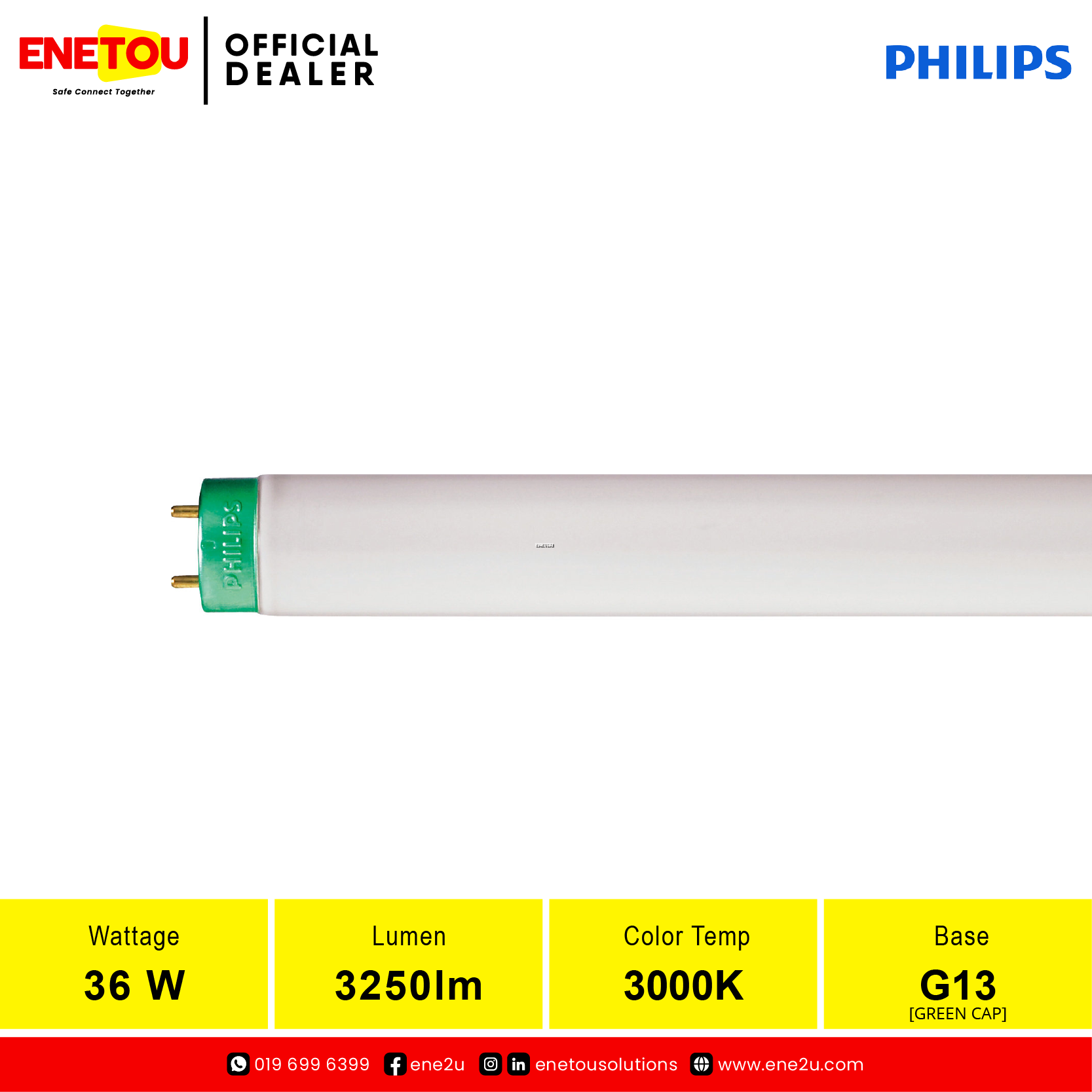 Ene2u.com | 36W/830 TL-D Super 80