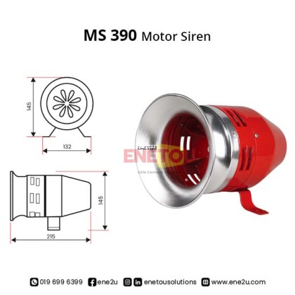 XGH MS 390 ELECTRIC ALARM (WIND Screw) 116dB