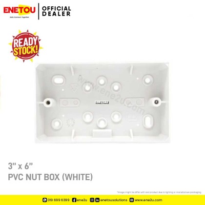 Ene2u.com | 3X6 PVC BOX WITH NUT