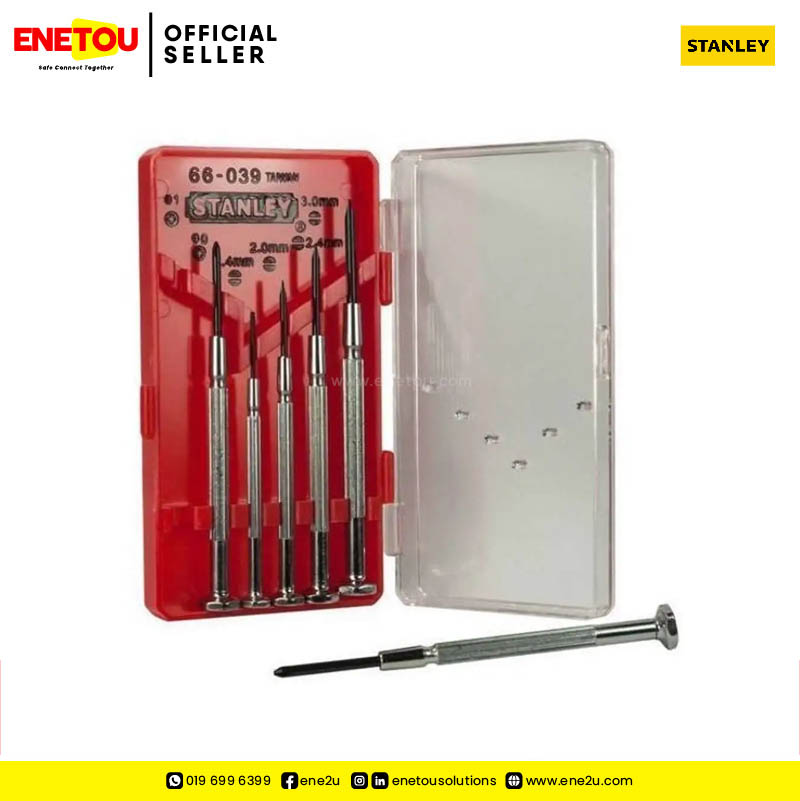 precision screwdriver set stanley