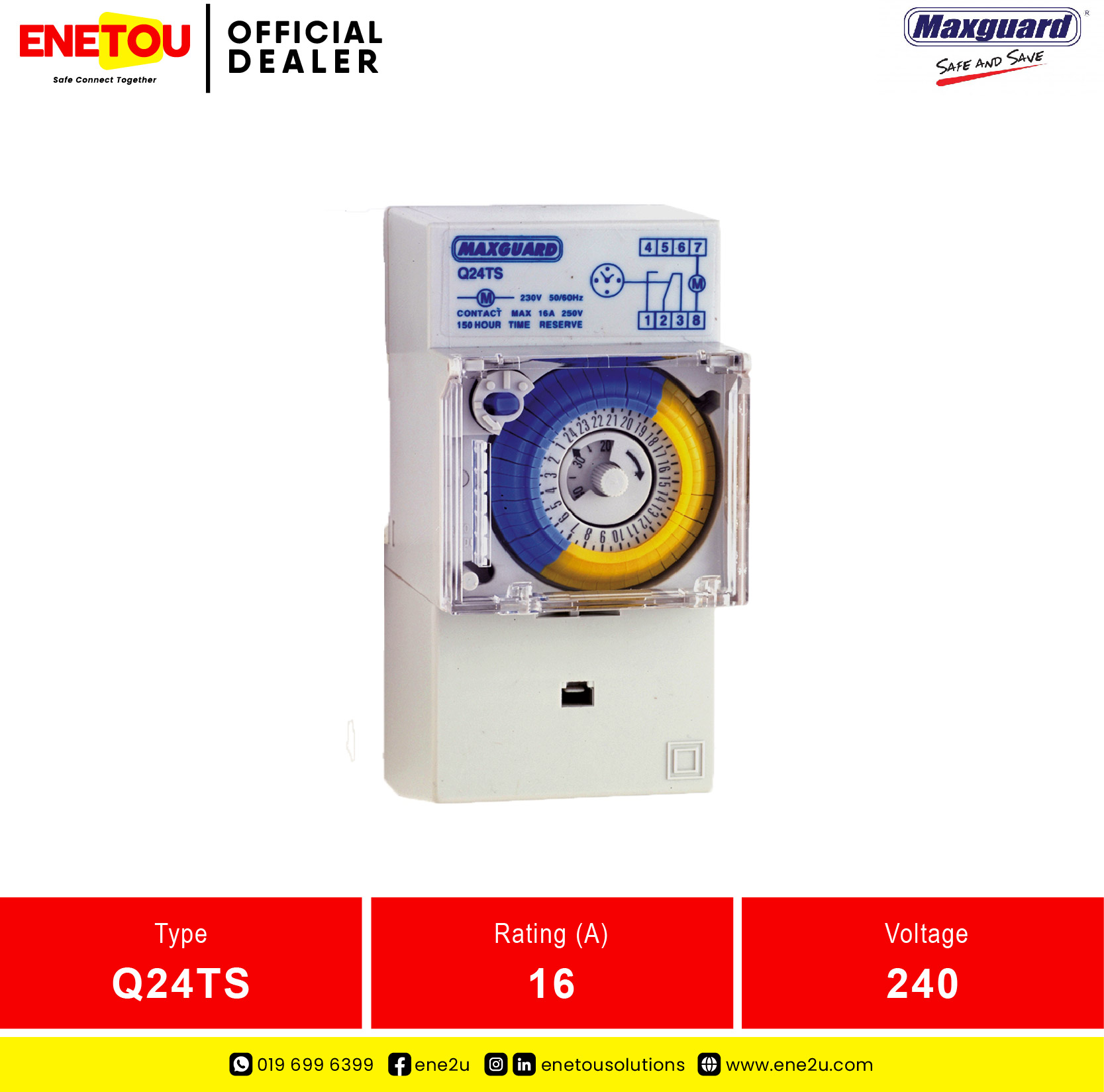 MAXGUARD 24H TIME SWITCH