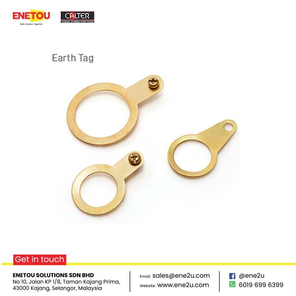 CALTER EARTH TAG WITH VARIANT DIAMETER SIZE