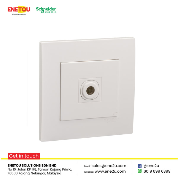 SCHNEIDER VIVACE KB31TB 25A 250V CONNECTION UNIT, WHITE