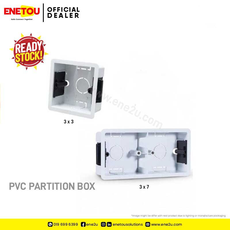 Ene2u.com | 3x3/ 3x7 PVC PARTITION BOX