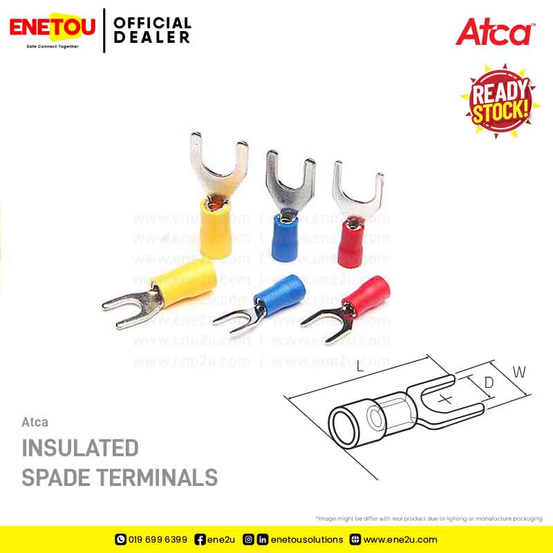 Ene2u.com | Atca SVS Insulated Spade terminal